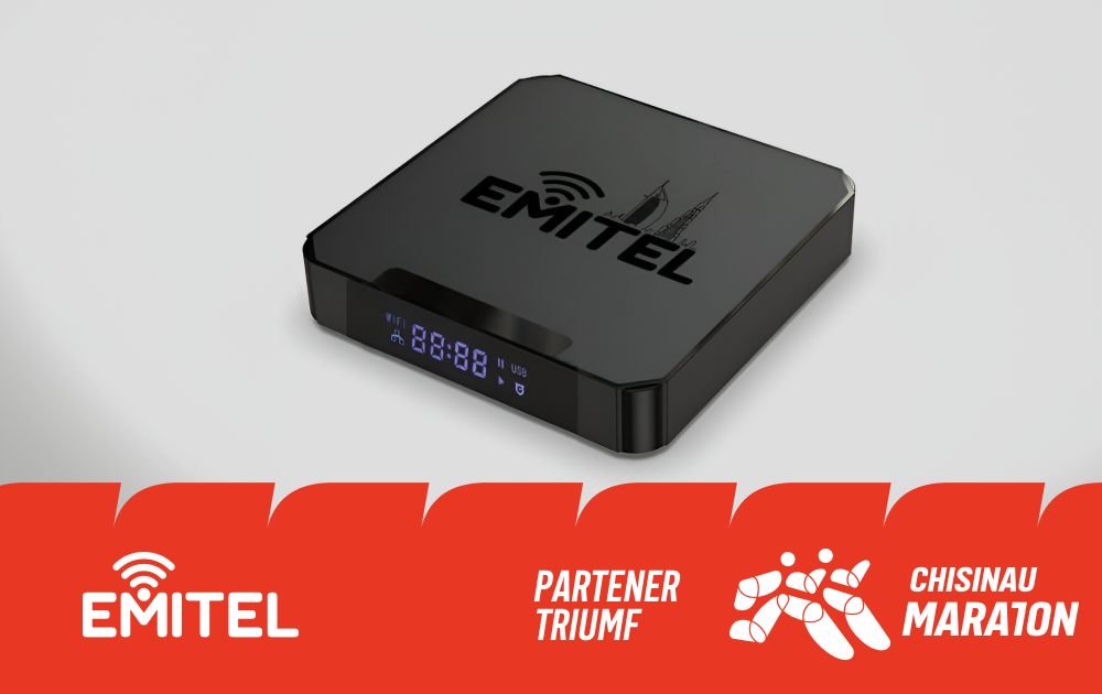 EMITEL — Partener oficial Chisinau Marathon