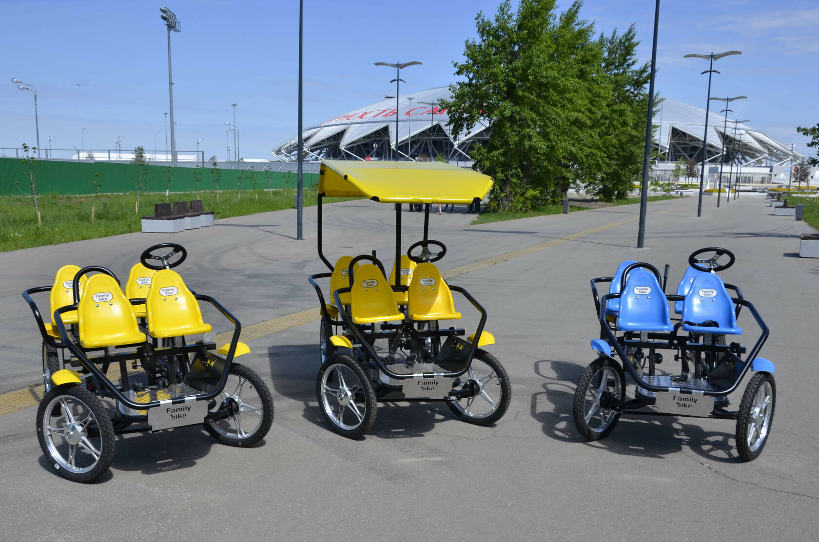 Модельный ряд веломобилей Familybike — веломобили для взрослых и детей