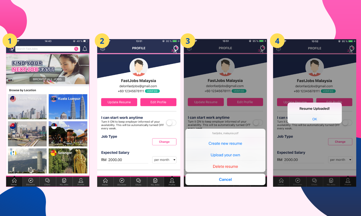 How to Upload a Resume